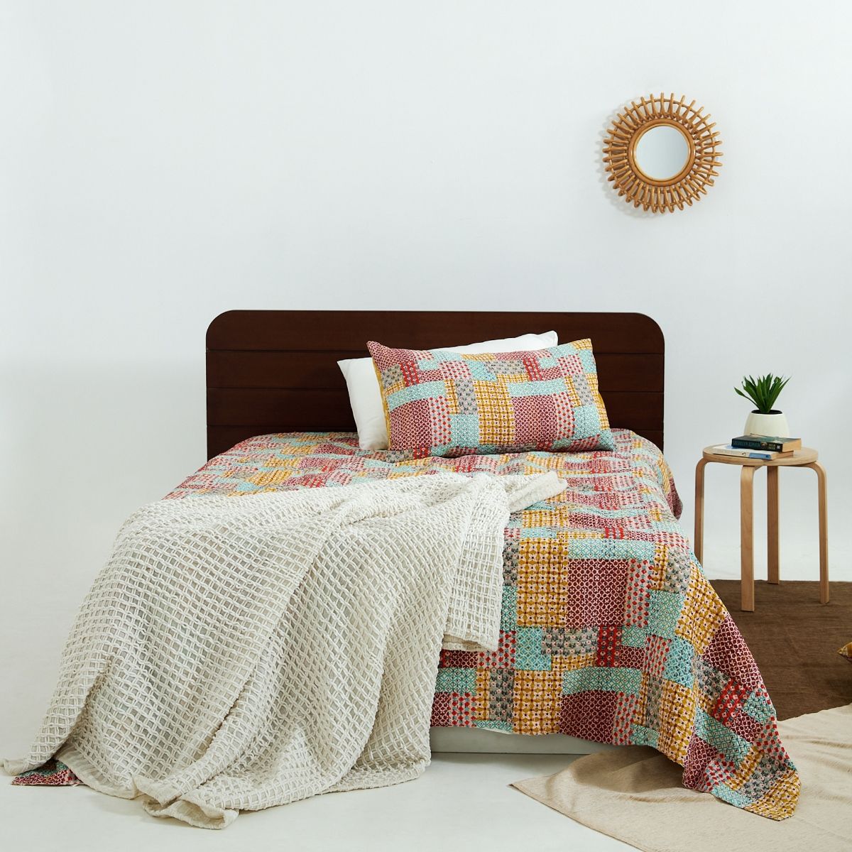 Chumbak Choose Joy Bed Spread: Buy Chumbak Choose Joy Bed Spread Online ...