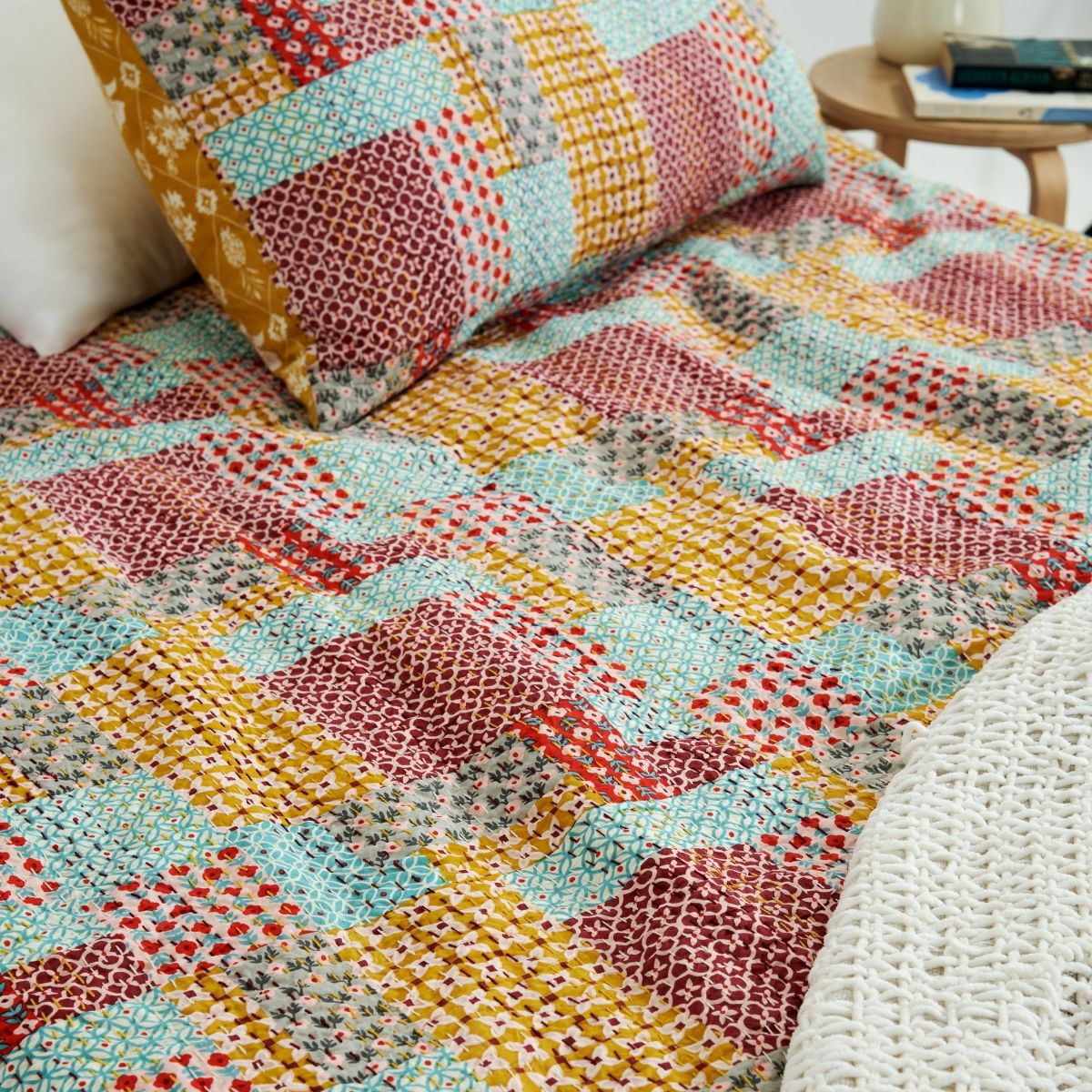Chumbak Choose Joy Bed Spread: Buy Chumbak Choose Joy Bed Spread Online ...