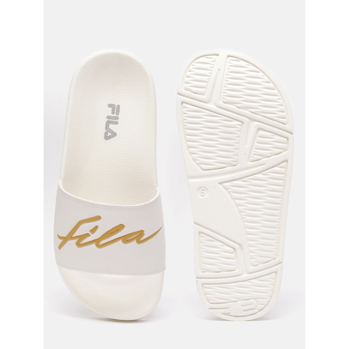 Fila Women White Tony Sliders: Buy Fila Women White Tony Sliders Online ...