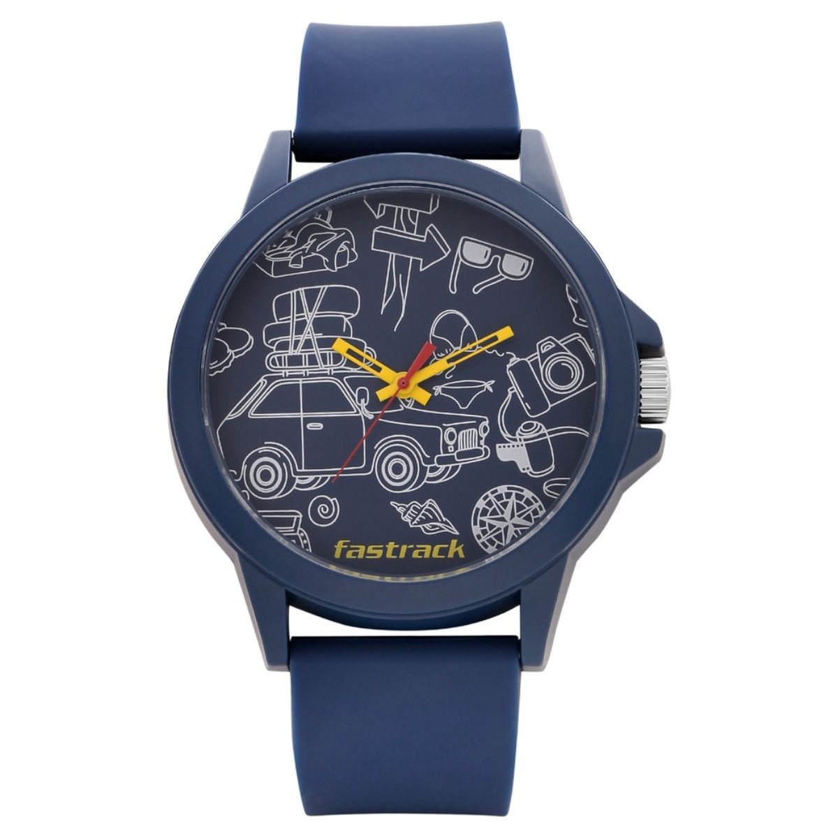 Buy Fastrack 38024PP46 Blue Dial Analog Watch for Unisex Online