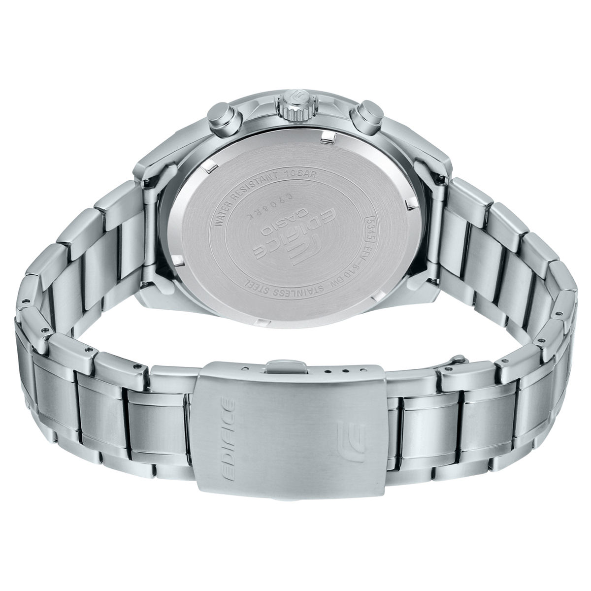 Buy Casio Edifice EFV-610D-3CVUDF Green Analog Dial Silver Stainless ...