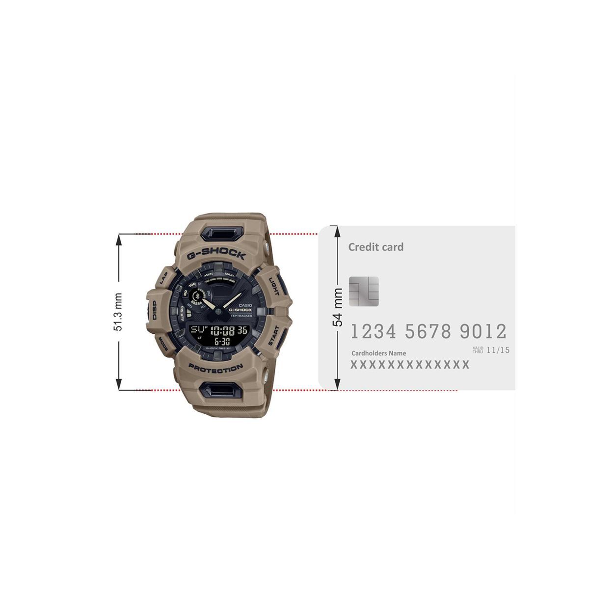 Buy Casio G1250 G-Shock Bluetooth Connect GBA-900UU-5ADR Analog-Digital ...