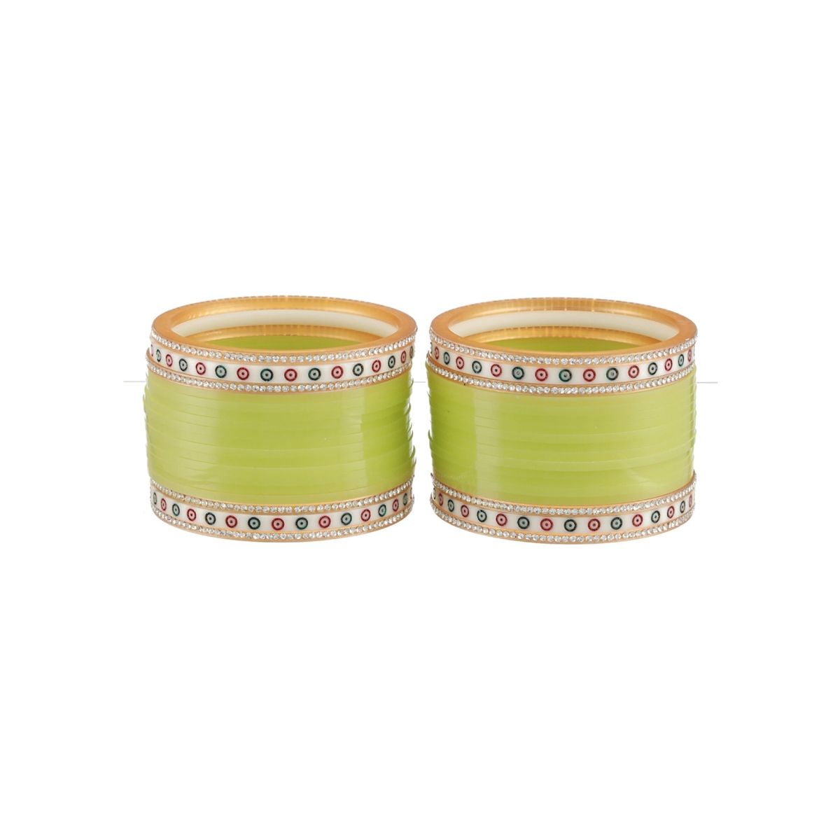 Jazz and Sizzle Lime Green Chuda (Set of 36): Buy Jazz and Sizzle Lime ...
