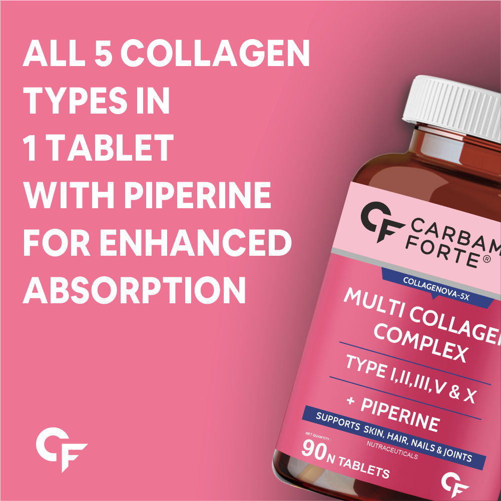 Carbamide Forte Hydrolyzed Multi Collagen Complex Tablets: Buy ...