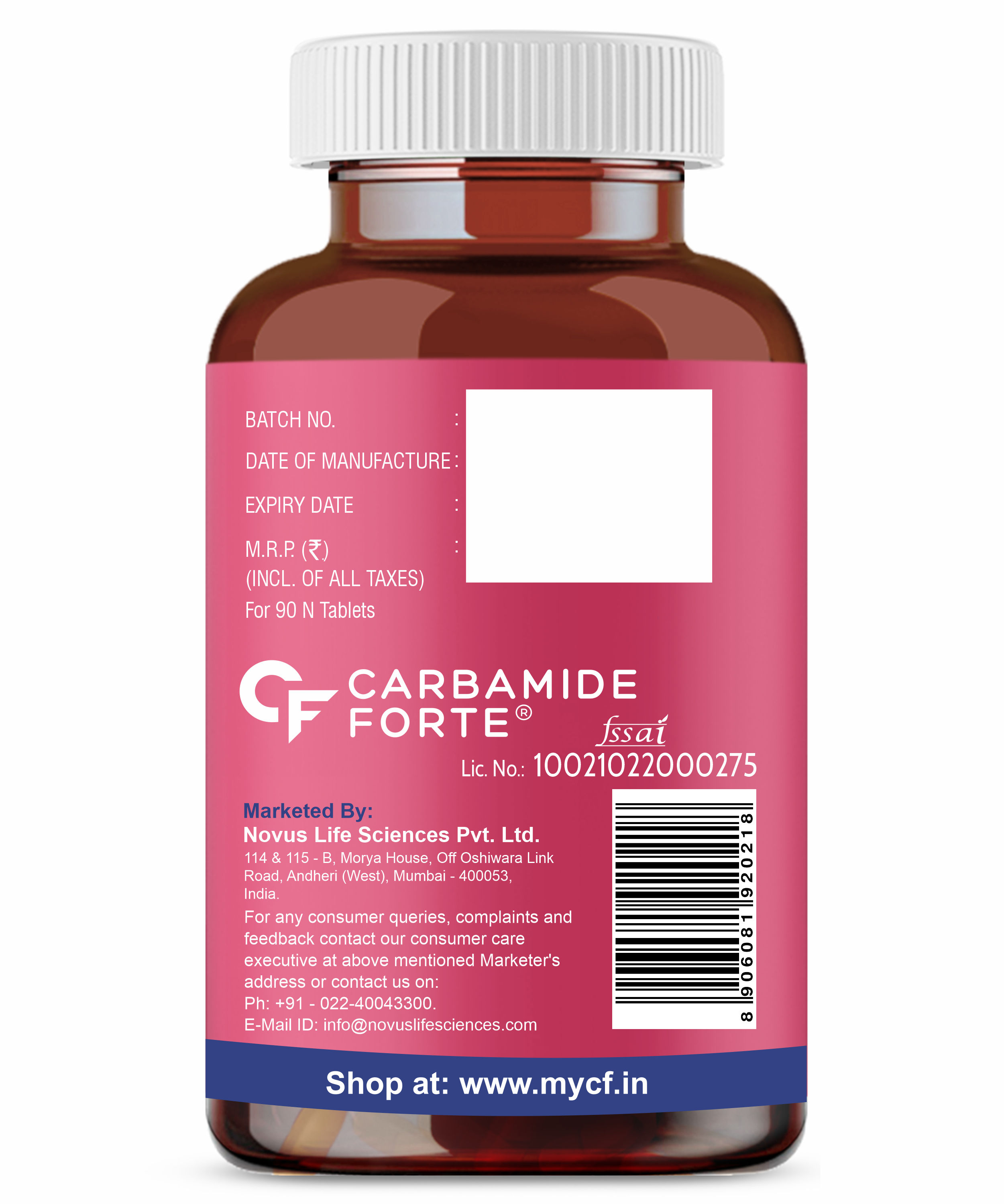 Carbamide Forte Hydrolyzed Multi Collagen Complex Tablets: Buy ...