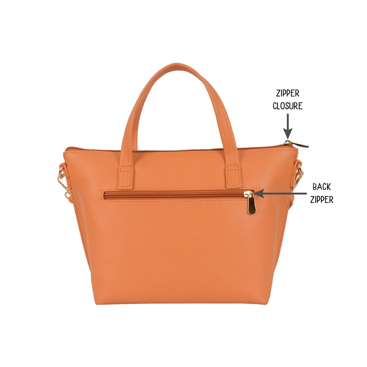 Buy Baggit Mayo Medium Orange Tote bag Online