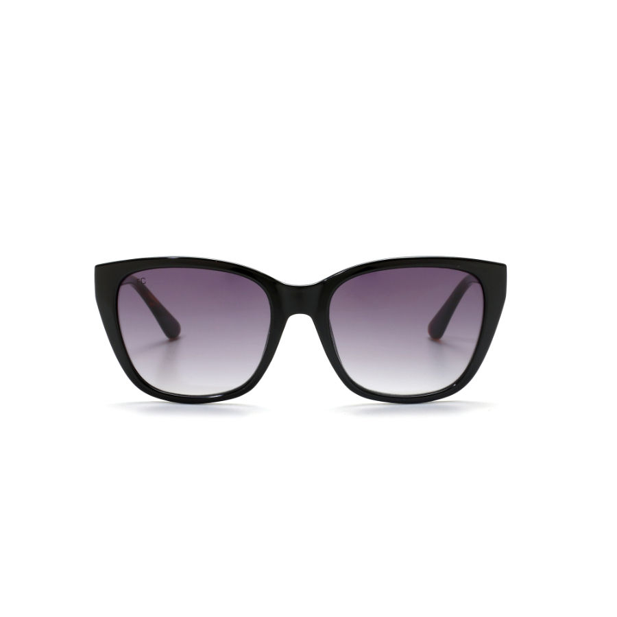 Buy French Connection Grey Lens Cat Eye Sunglass Full Rim Black Frame ...