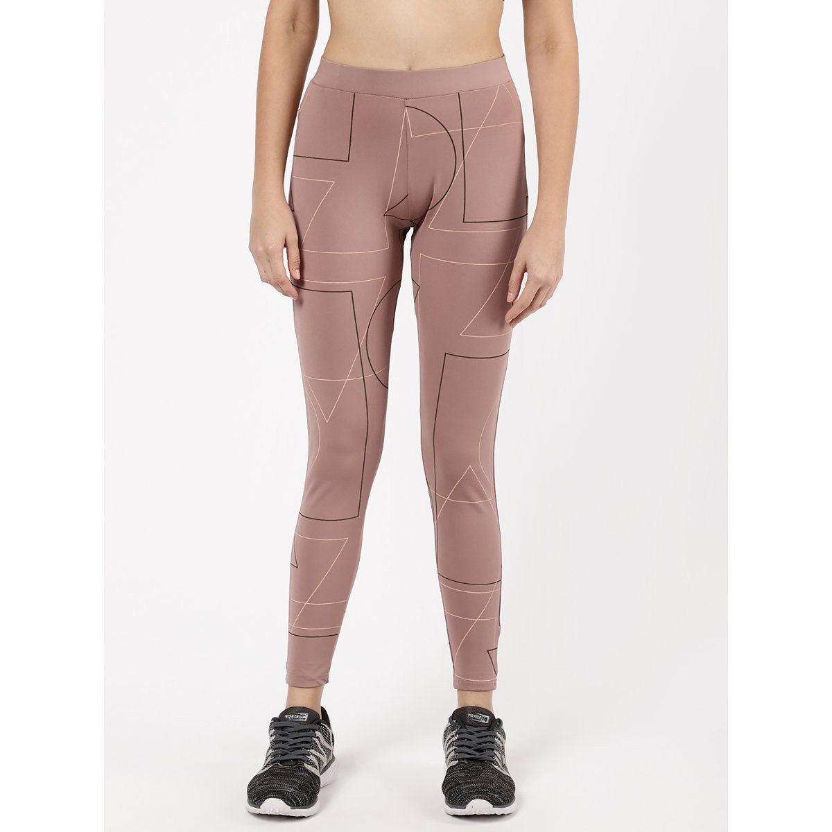Buy Sweet Dreams Womens Printed Mauve Tights Online