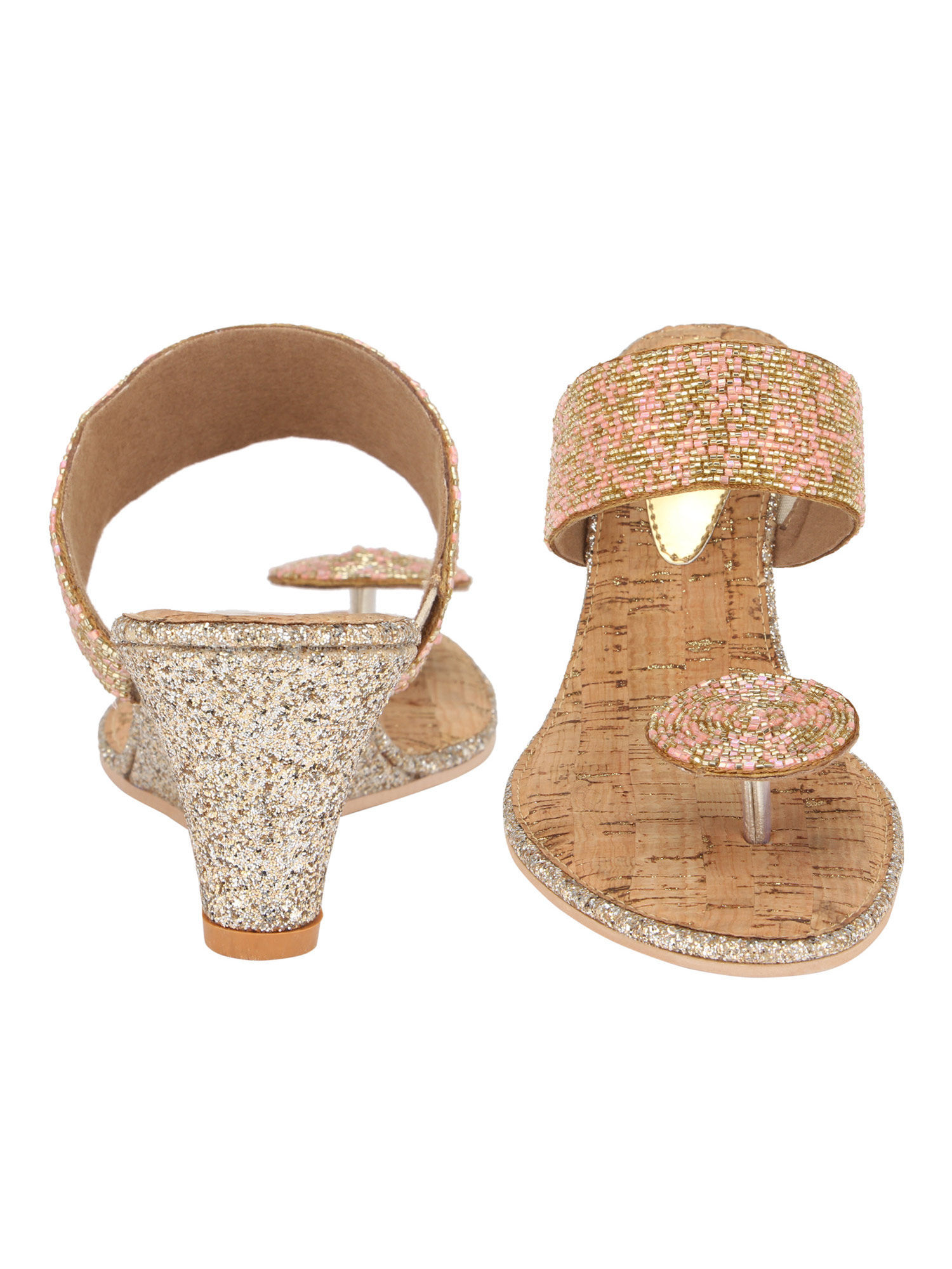 Buy CATWALK Multi-Colour Embellished Wedges Online