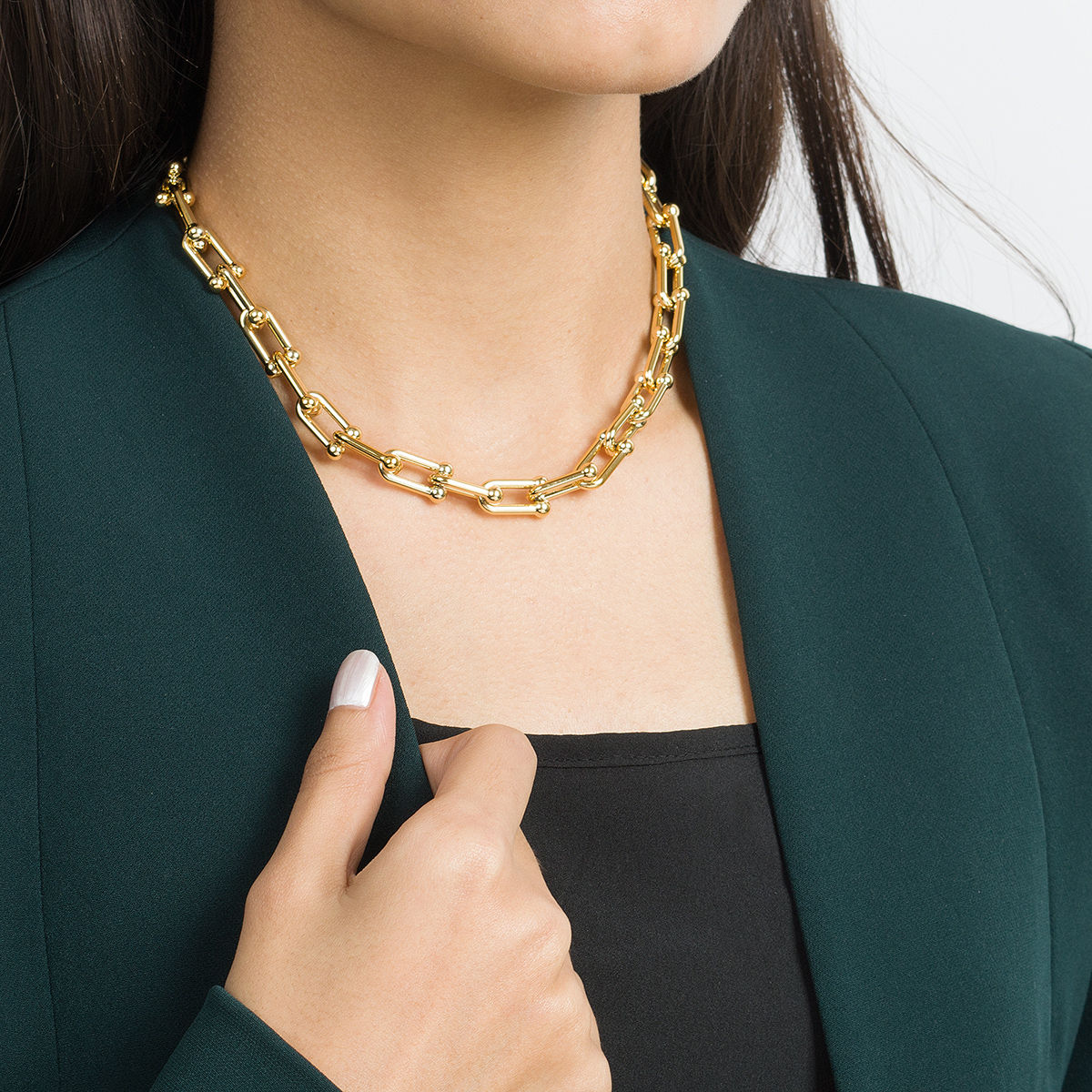 Buy Fablestreet U Shaped Link Chain Necklace Online