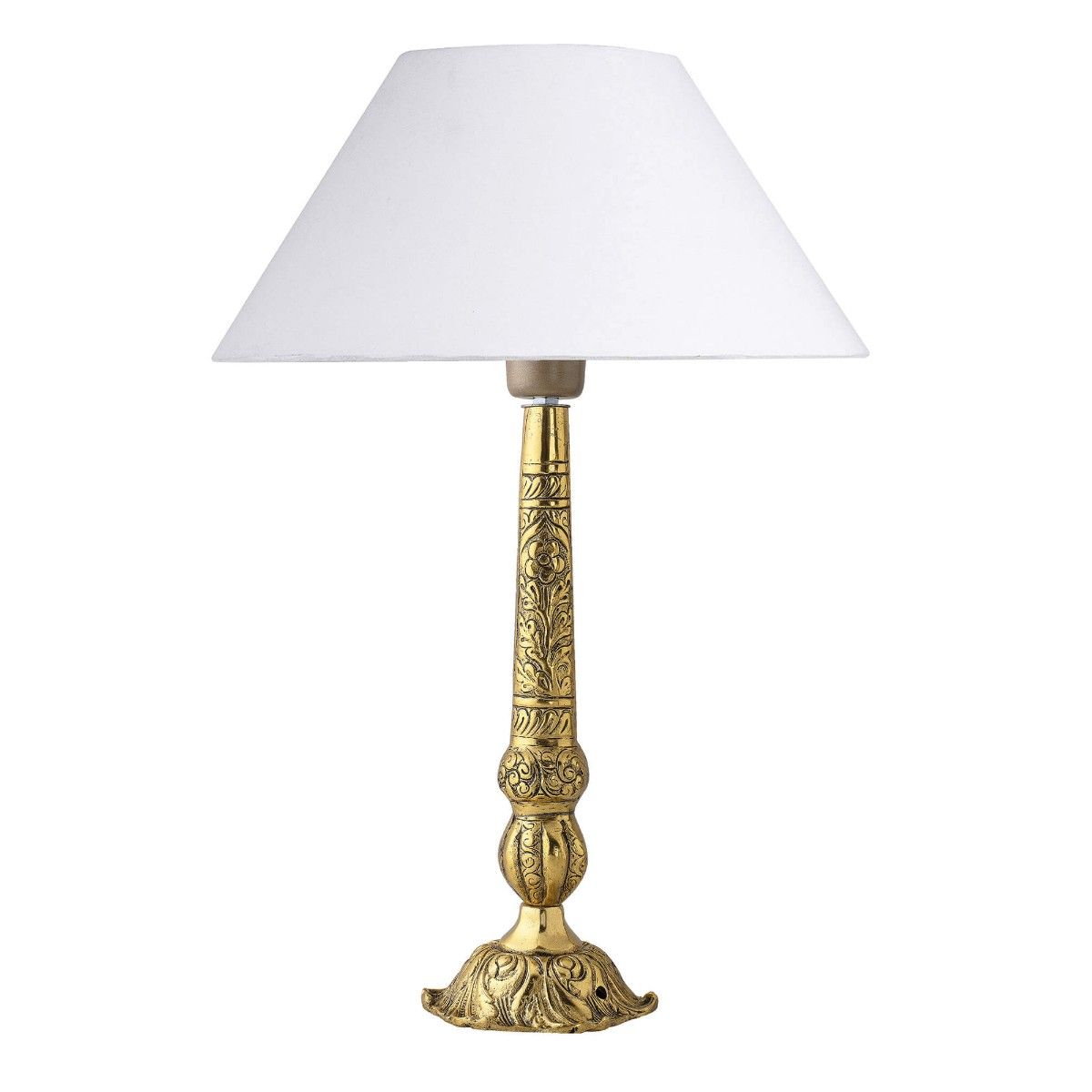 Buy Homesake Metal Table Lamps Shade Mulholland White Online