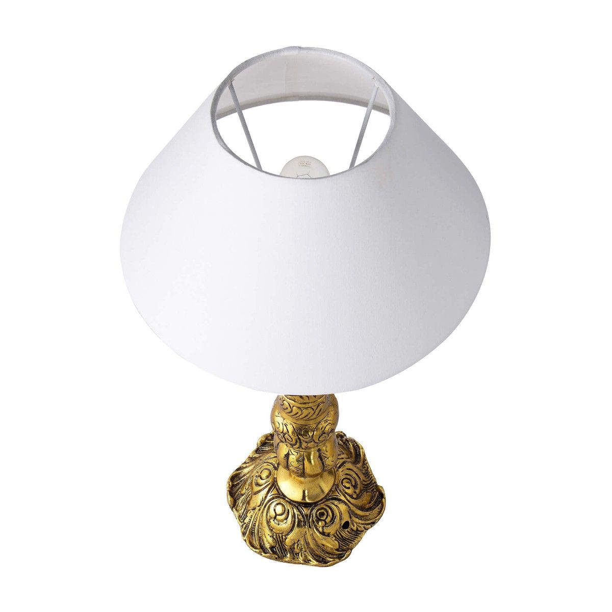 Buy Homesake Metal Table Lamps Shade Mulholland White Online