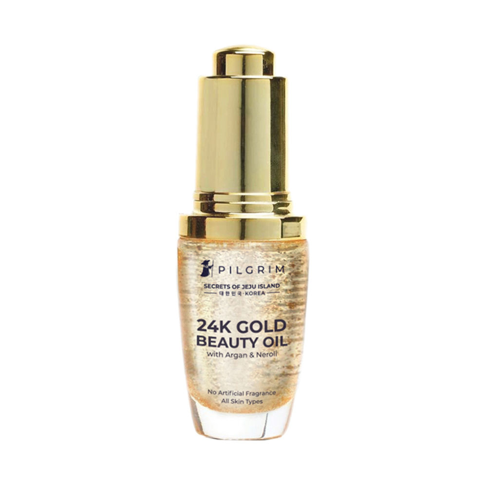 Pilgrim 24K Gold Facial Beauty Oil for Instant Natural Glow Anti Aging ...