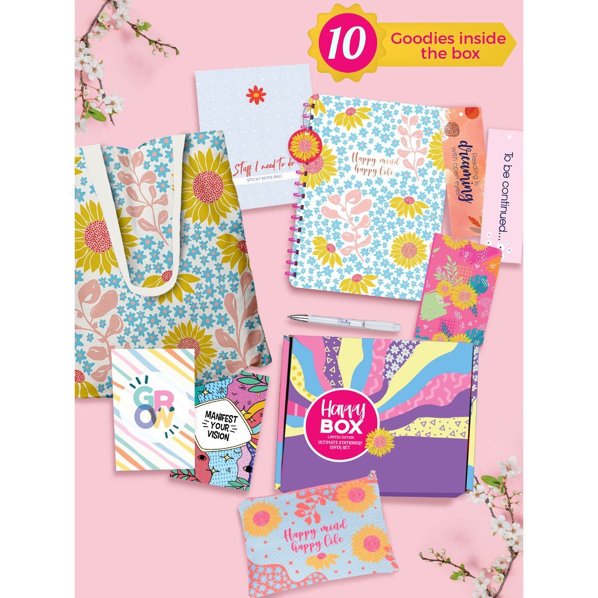 Doodle Collection Happy Box - Floral Flourish Kit: Buy Doodle ...