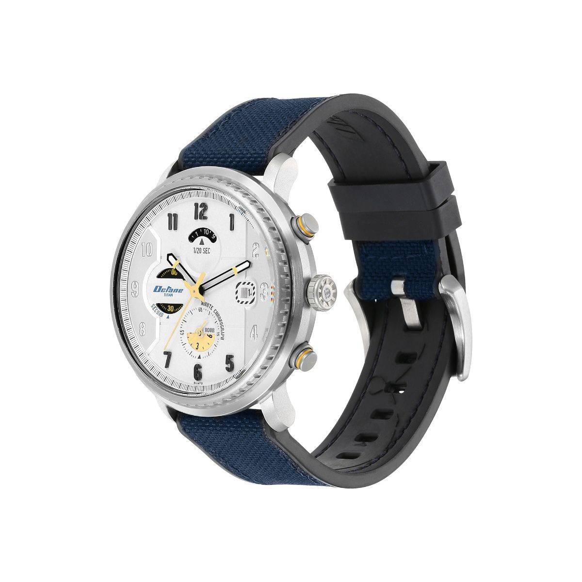 Buy Titan Octane Silver Dial Analog Watch For Men (1857SP01) Online