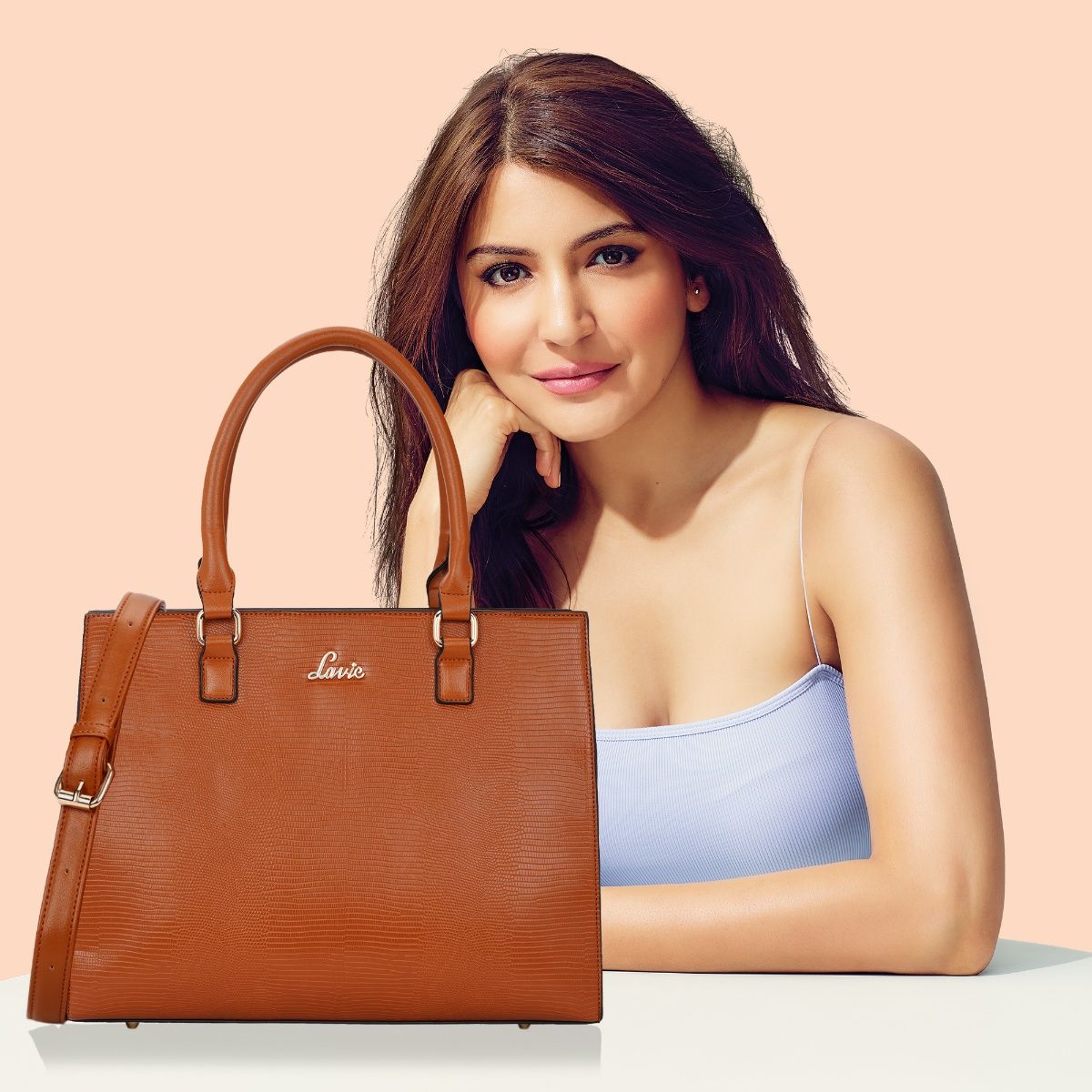 Buy Lavie Womens Liz Shelly Satchel Tan (L) Online