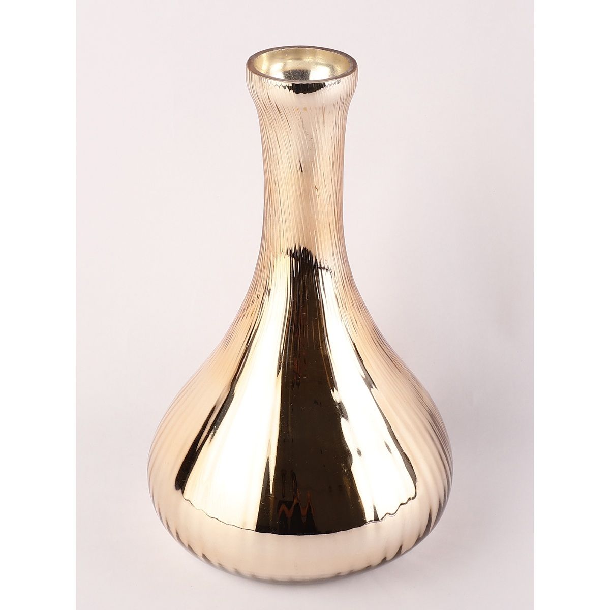 Buy The Decor Mart Tall Neck Glass Vase - Mercury Online