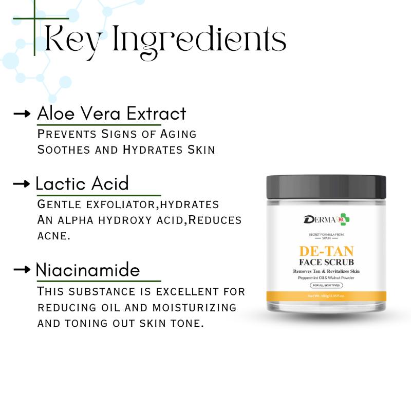 Buy DERMA KR De-Tan Face Scrub Online