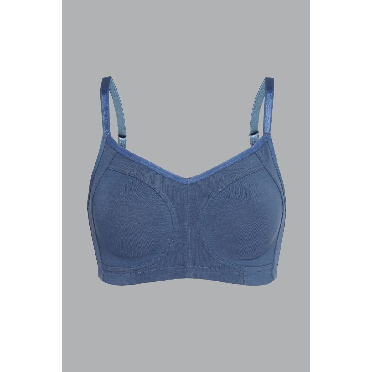 Van Heusen Women Anti Bacterial & Wireless M Frame Bra - Slate Blue ...