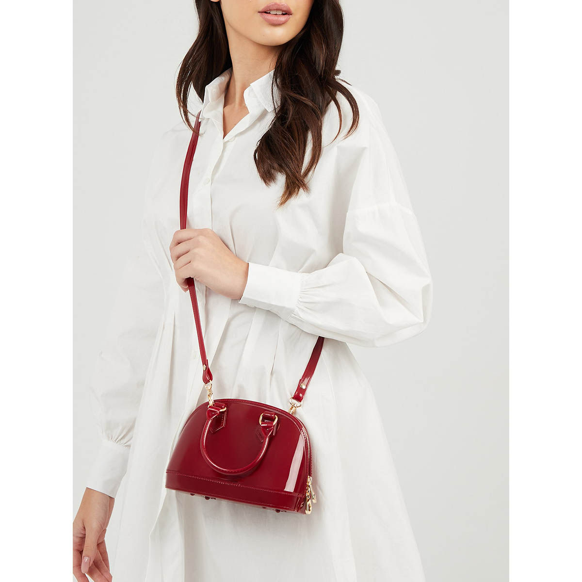 Buy Styli Shiny Mini Sling Bag With Detachable Sling Strap Online