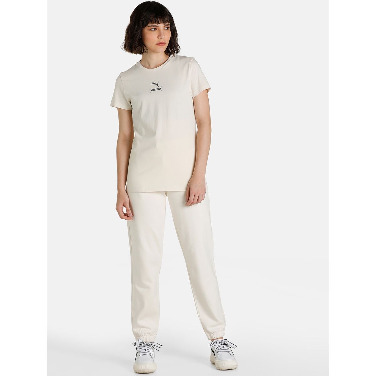 Buy Puma Better Women Cream T-shirt Online