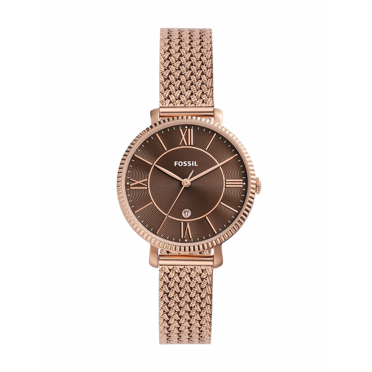 Buy Fossil Jacqueline Rose Gold Watch ES5322 (Medium) Online