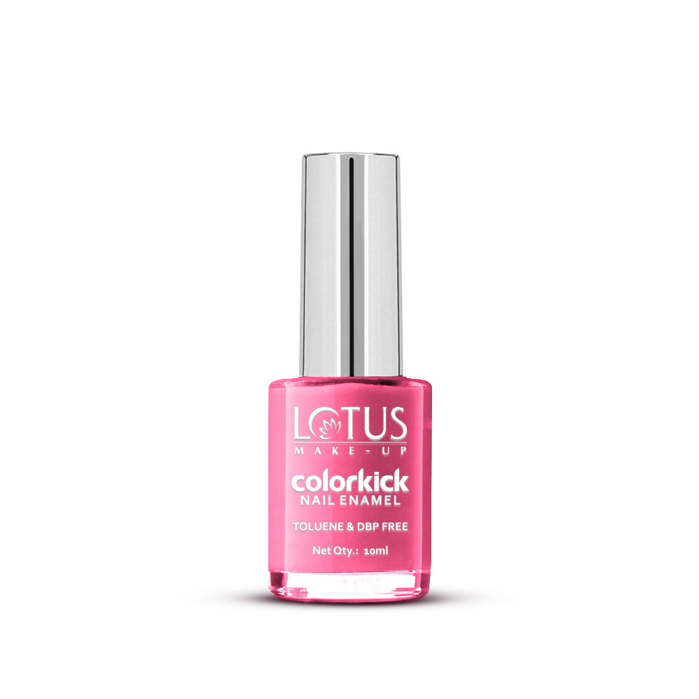Lotus Make Up Colorkick Nail Enamel - Playfull Pink 89: Buy Lotus Make ...