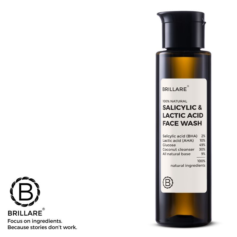 Buy Brillare Salicylic & Lactic Acid Face Wash Online