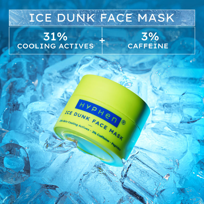 Buy Hyphen Ice Dunk Cooling Face Mask - 31% Cooling Actives, 3% ...