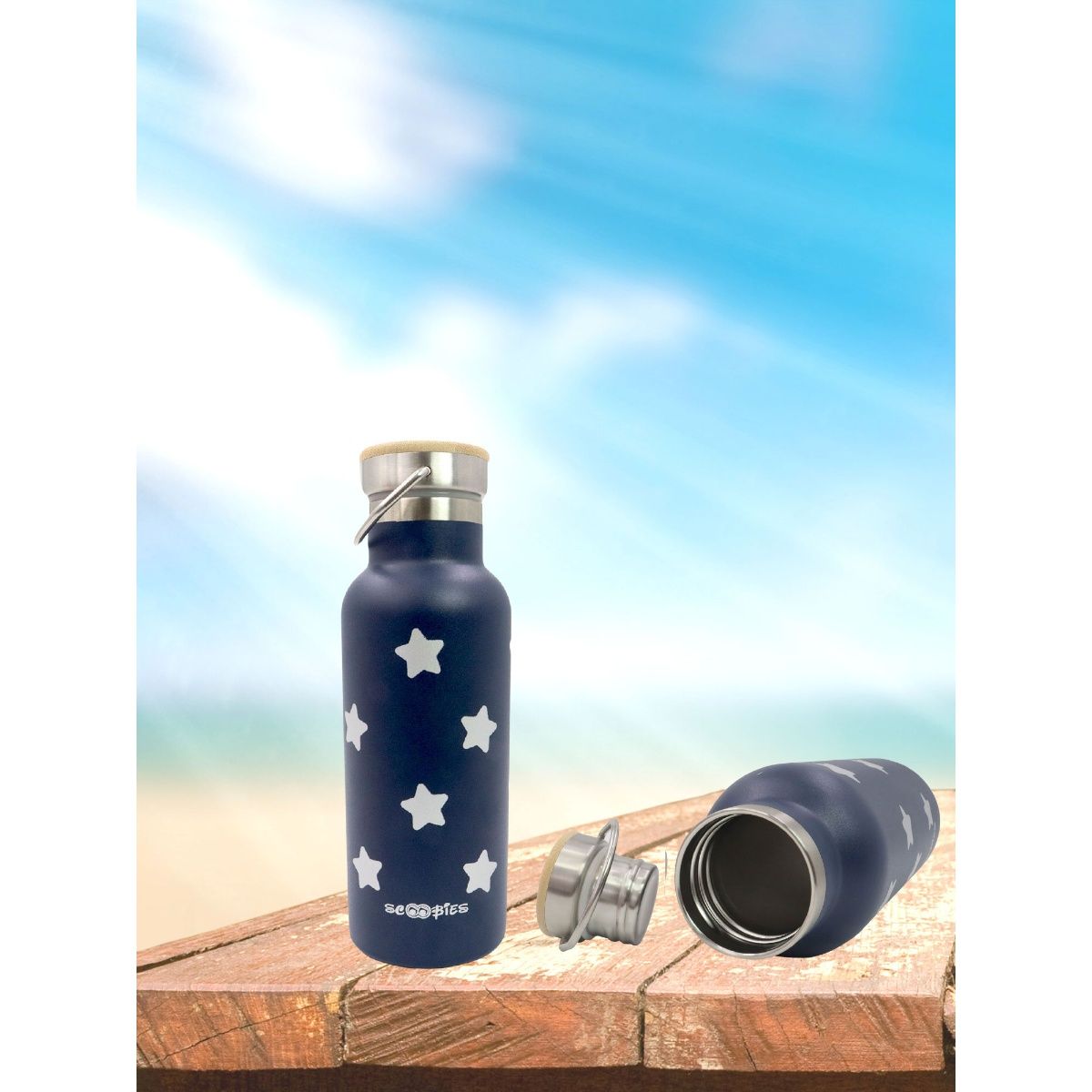 SCOOBIES Stainless Steel Navy Blue Bottles: Buy SCOOBIES Stainless ...