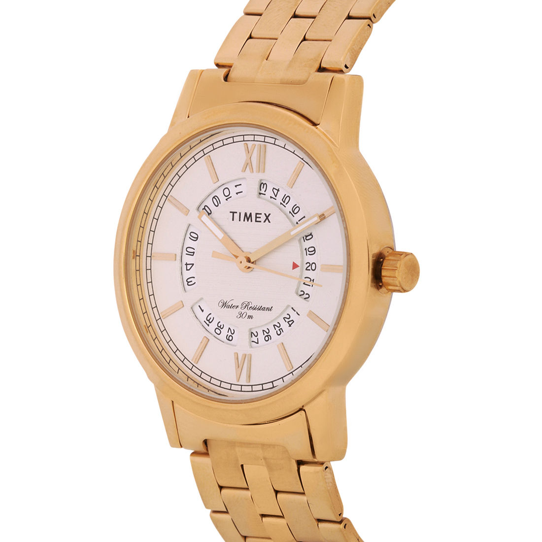 Buy Timex Round 21mm Silver Dial Analog Men Watch - TW000T125 Online