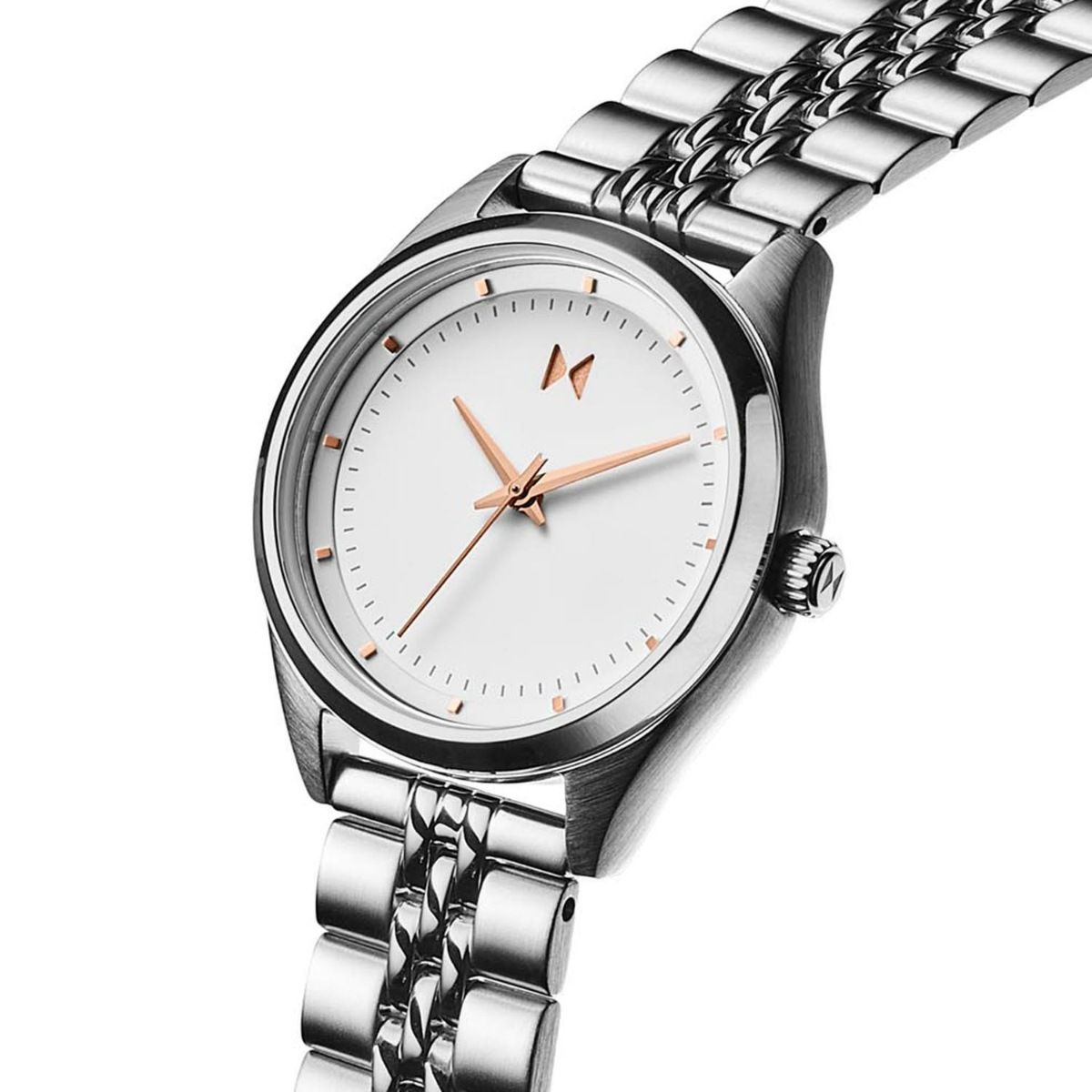 Buy MVMT Rise Mini Quartz White Round Dial Womens Watch - 28000160-D Online