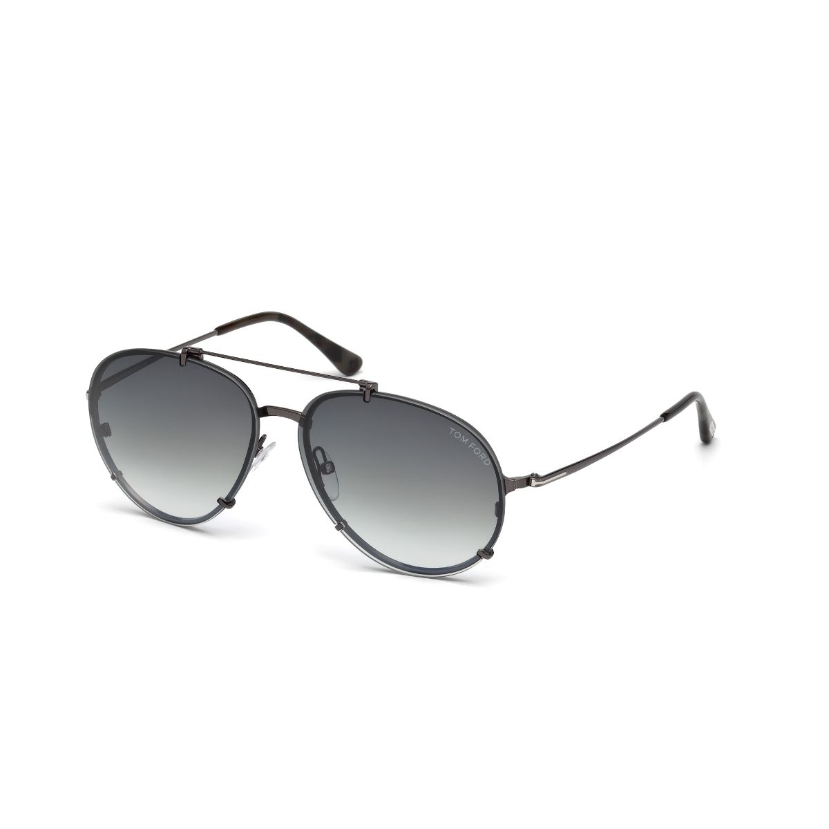 Buy Tom Ford FT0527 59 08b Iconic Aviator Shapes In Premium Metal ...