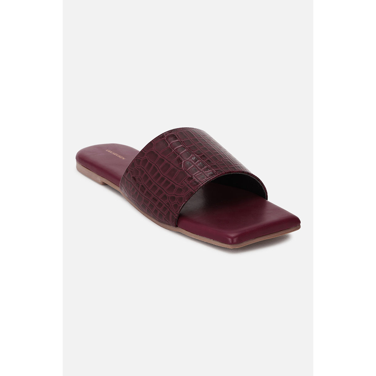 Van Heusen Women Maroon Sandals: Buy Van Heusen Women Maroon Sandals ...