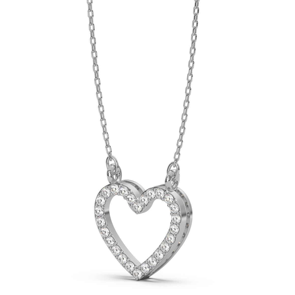 Buy STERLYN Silver Romance Heart Pendant Online