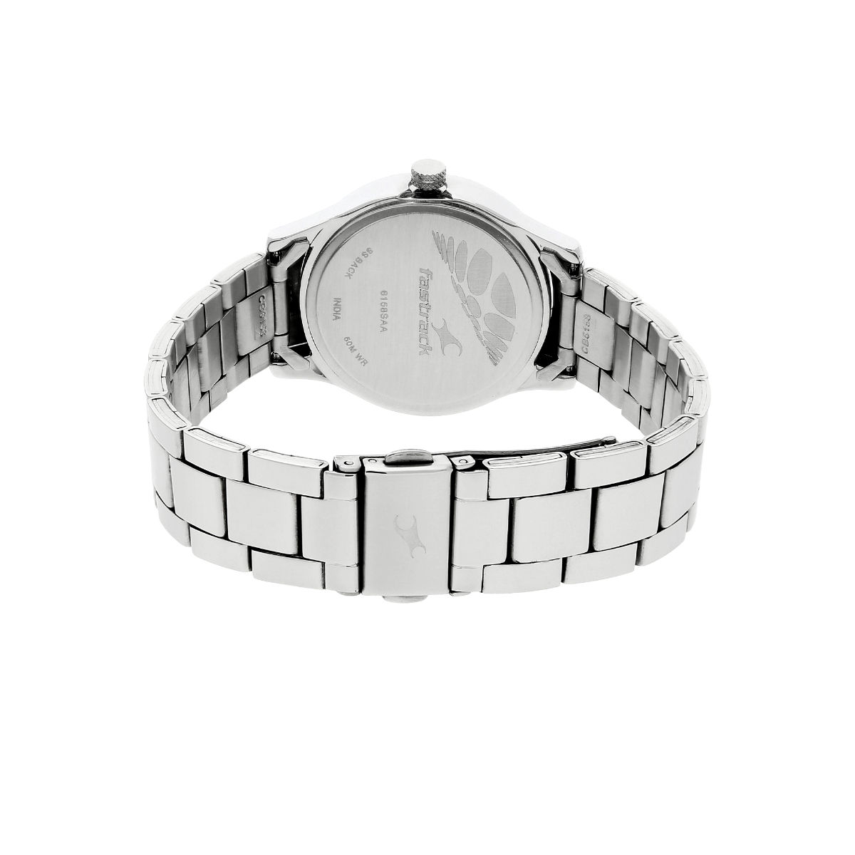 Fastrack Silver Dial Silver Stainless Steel Strap Watch: Buy Fastrack ...
