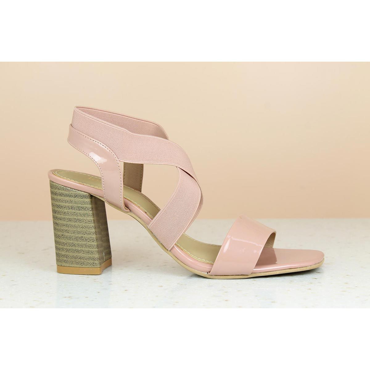 Inc.5 Solid Peach Heels: Buy Inc.5 Solid Peach Heels Online at Best ...