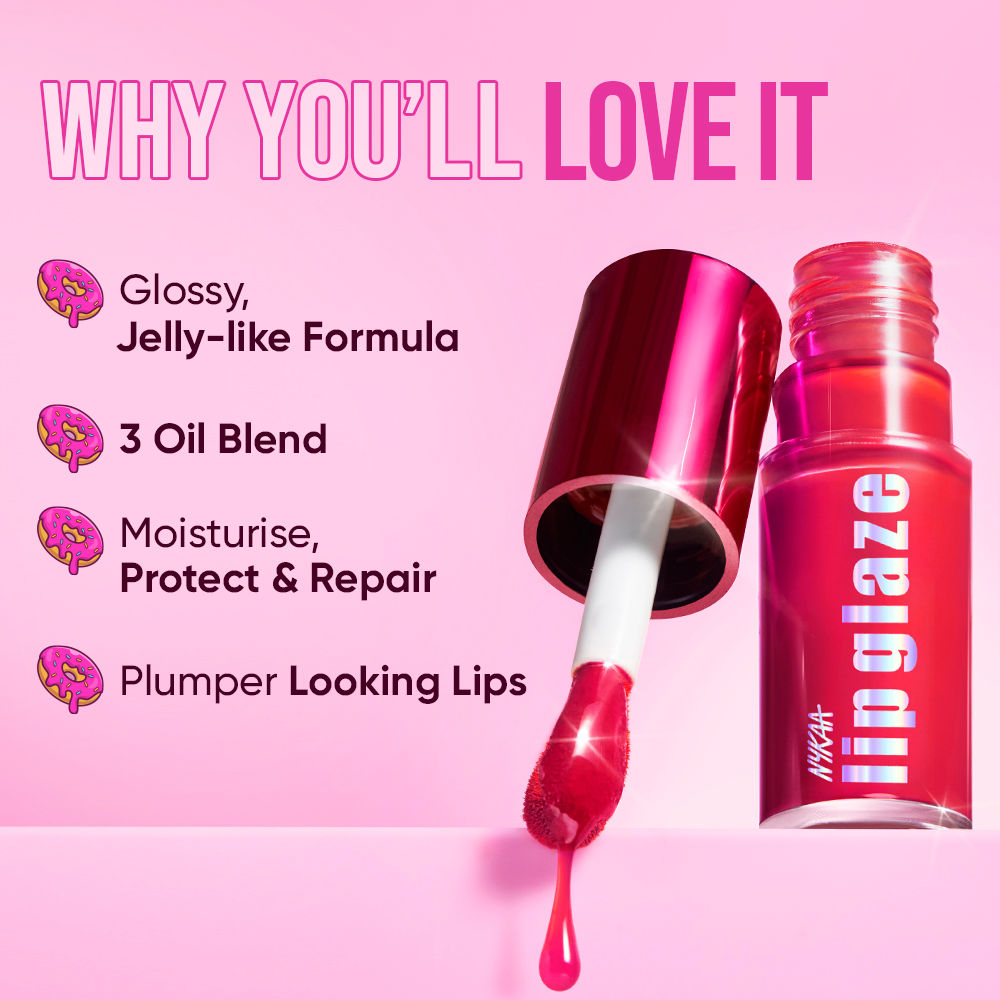 Buy Nykaa Cosmetics Lip Glaze High Pigment Lip Gloss Oil Online