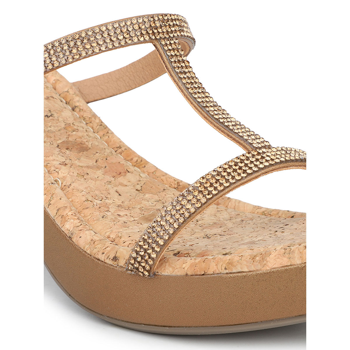 Buy Inc.5 Women Beige Casual Block Heel Sandals Online