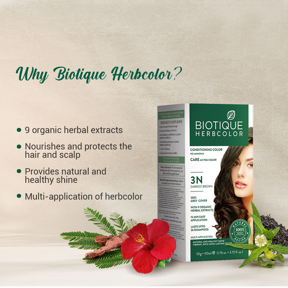 Buy Biotique Herbcolor Hair Color Online