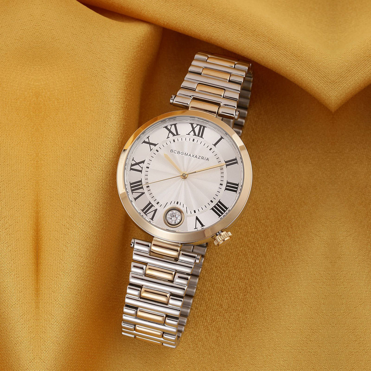 Buy BCBGMAXAZRIA Analog Silver Round Dial Women's Watch-BG50844002 Online