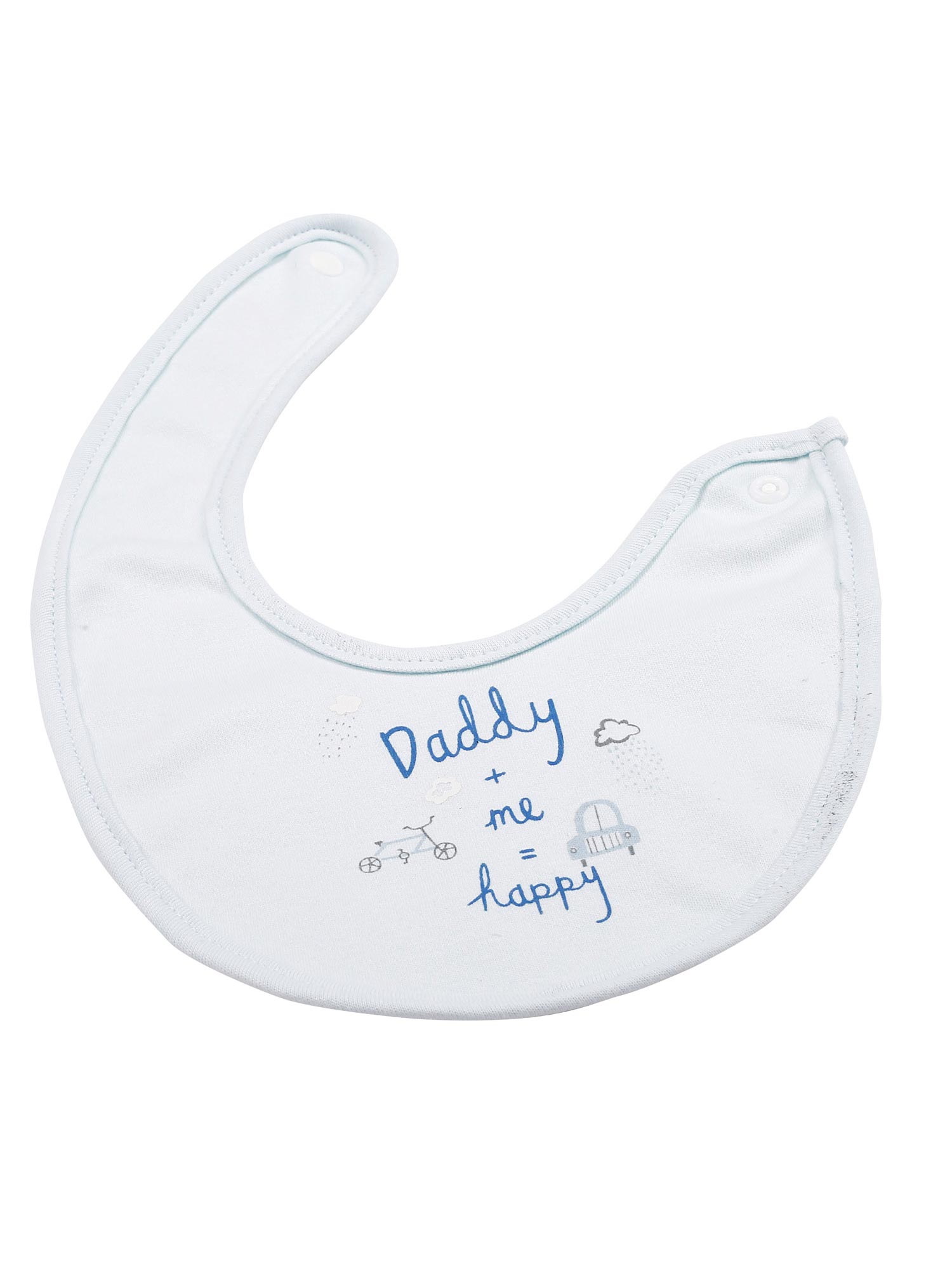 Baby Moo Happy Mommy Daddy Blue 3 Pack Bibs: Buy Baby Moo Happy Mommy ...