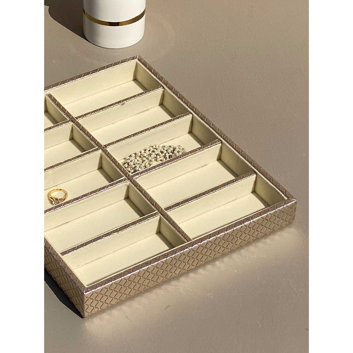 Buy Mason Home Braided Gold Trinkets And Jewellery Organizer Online