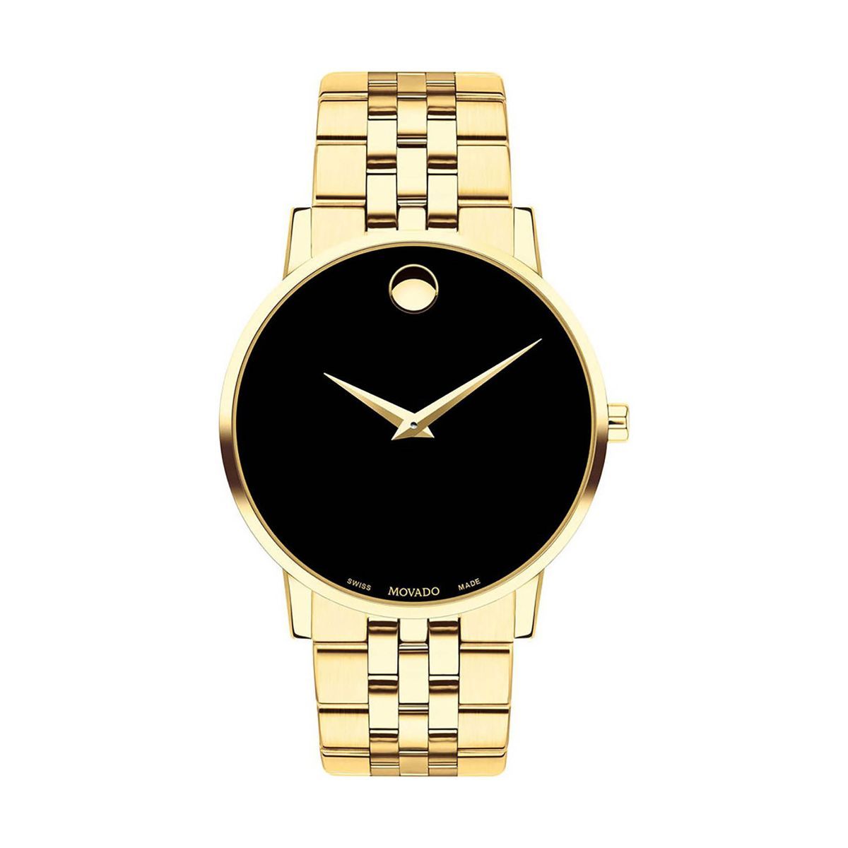 Movado 607203 Black Dial Analog Watch For Men Buy Movado 607203 Black 