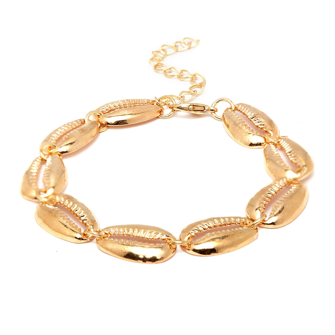 Ferosh Gold Shell Bracelet: Buy Ferosh Gold Shell Bracelet Online at ...
