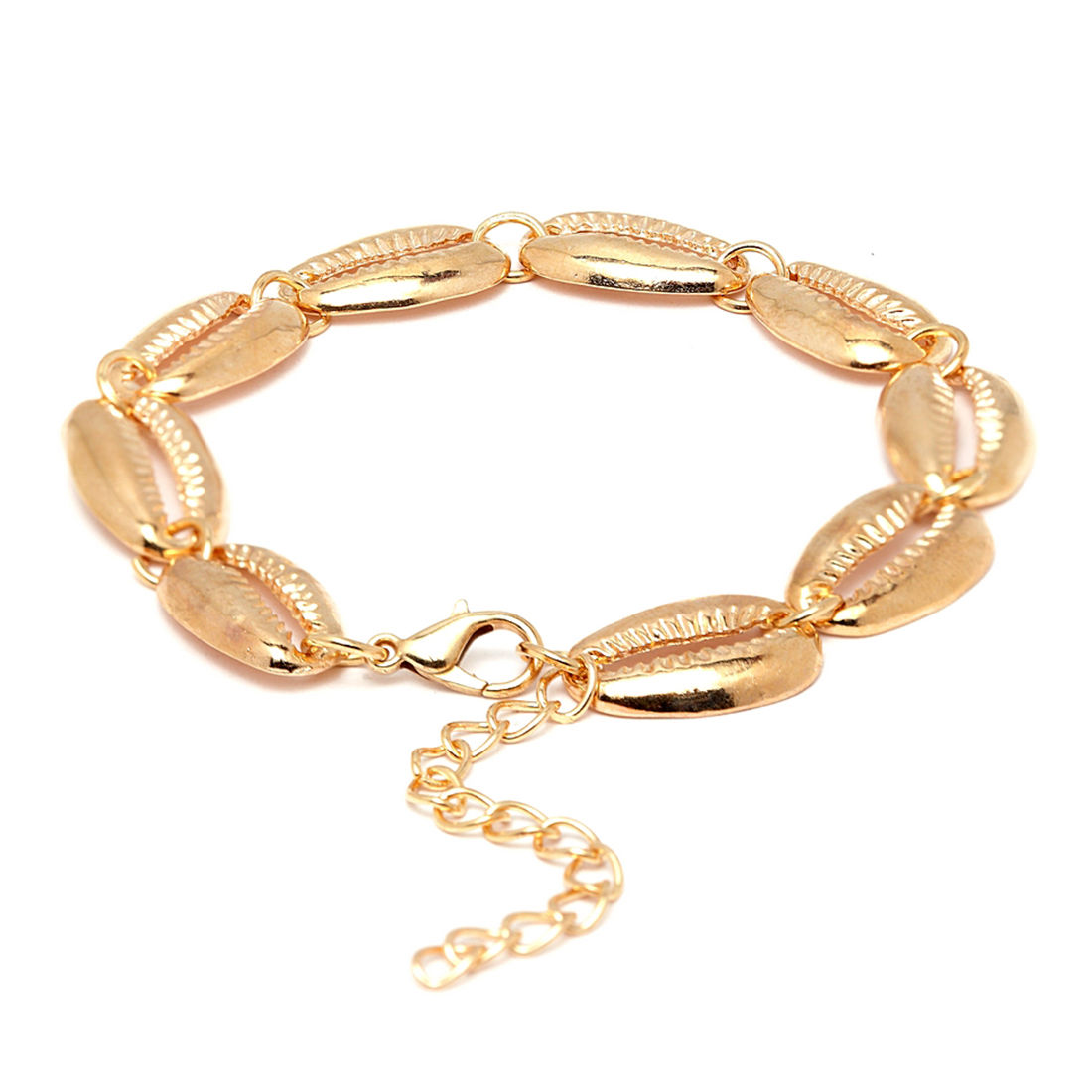 Ferosh Gold Shell Bracelet: Buy Ferosh Gold Shell Bracelet Online at ...