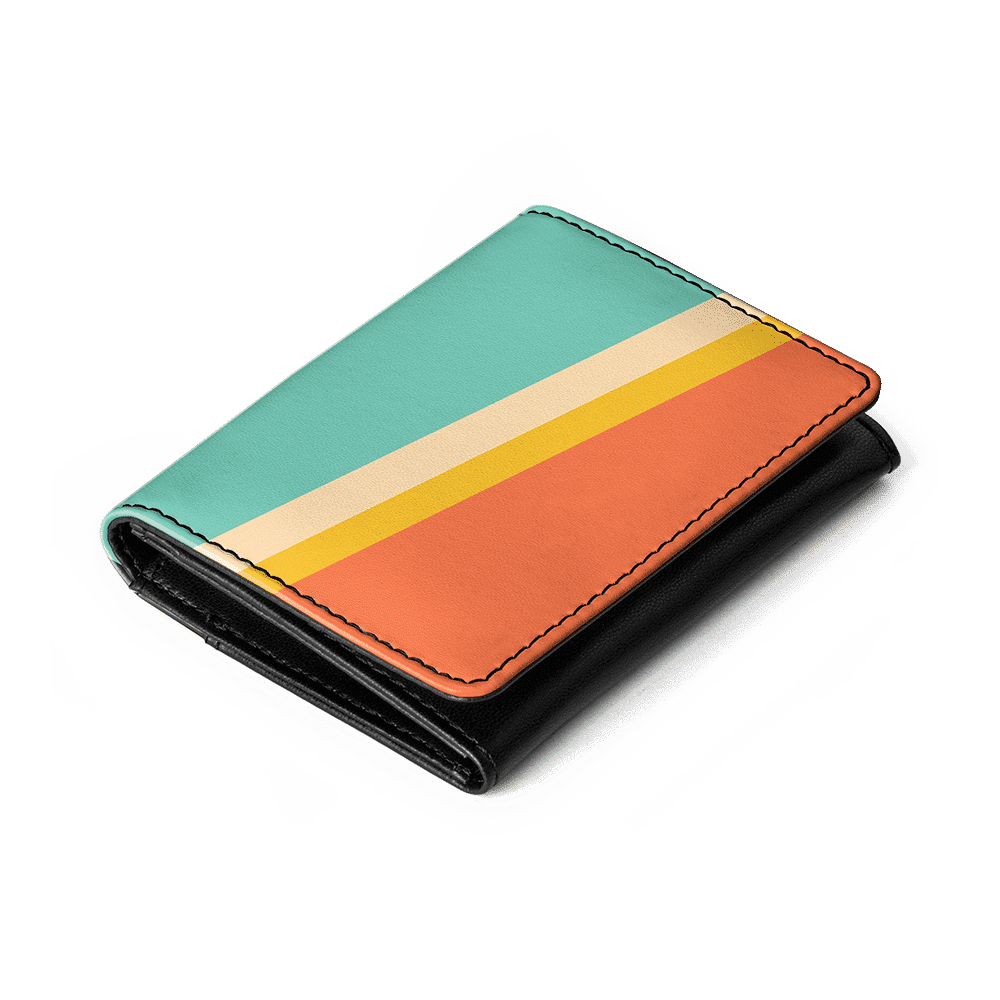 Buy DailyObjects Tropical Angles - Flip Top Card Wallet Online