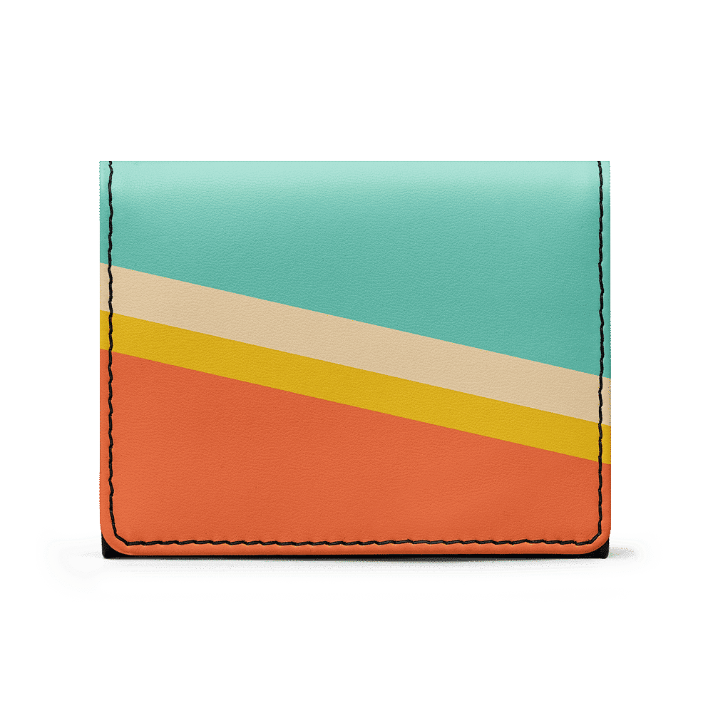 Buy DailyObjects Tropical Angles - Flip Top Card Wallet Online