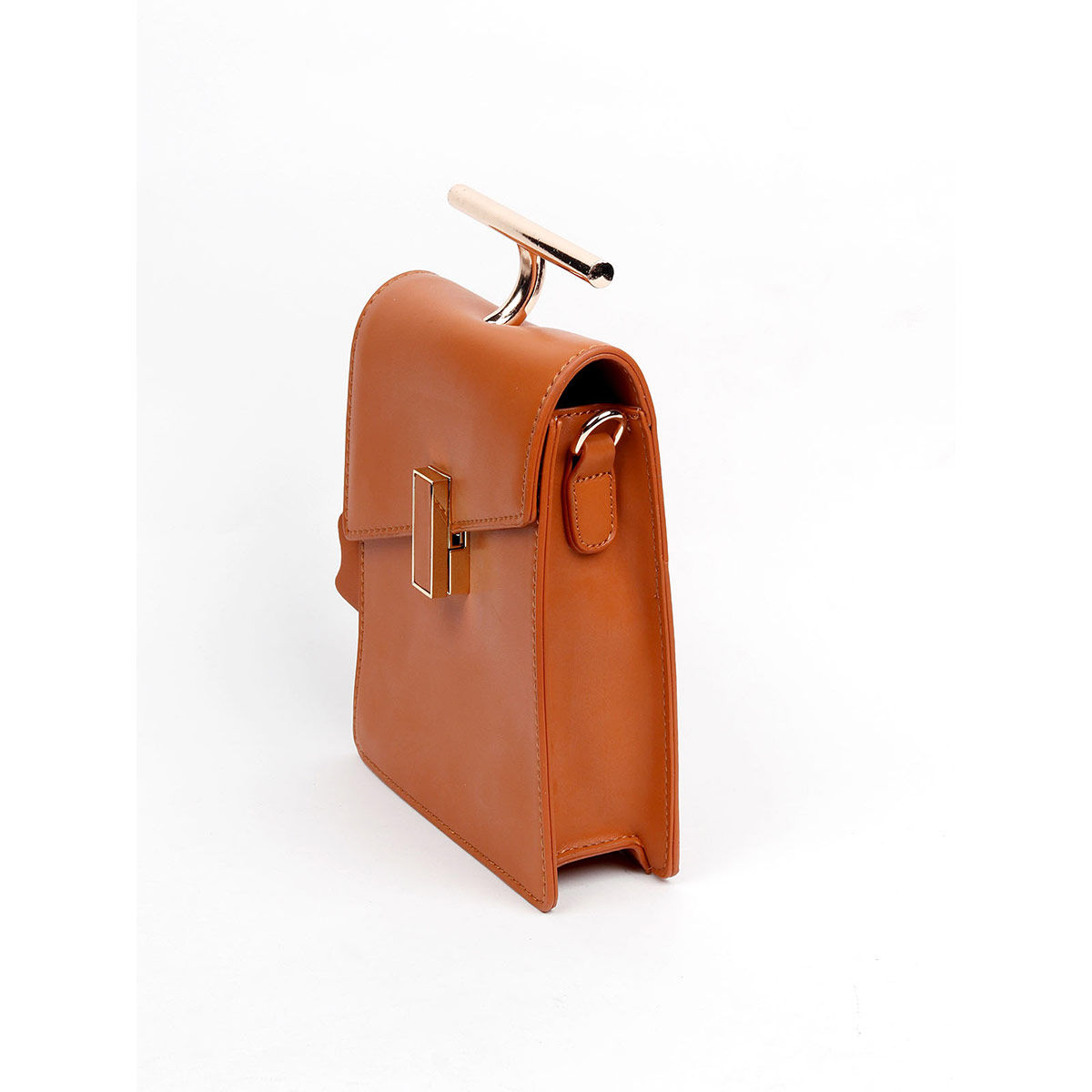 Odette Tan Structured Sling Bag: Buy Odette Tan Structured Sling Bag ...