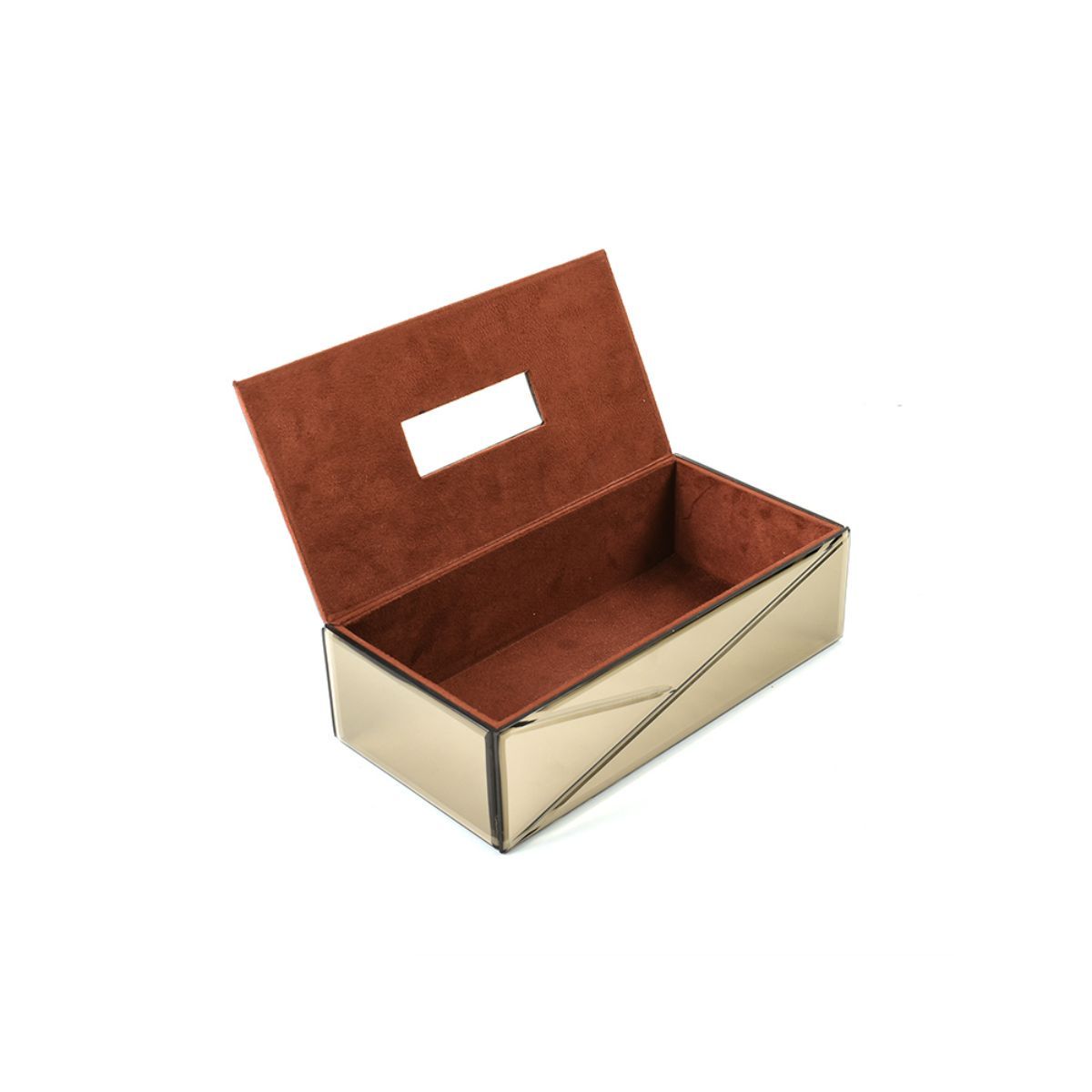 Buy ICHKAN Tissue Box Mirror Brown Online